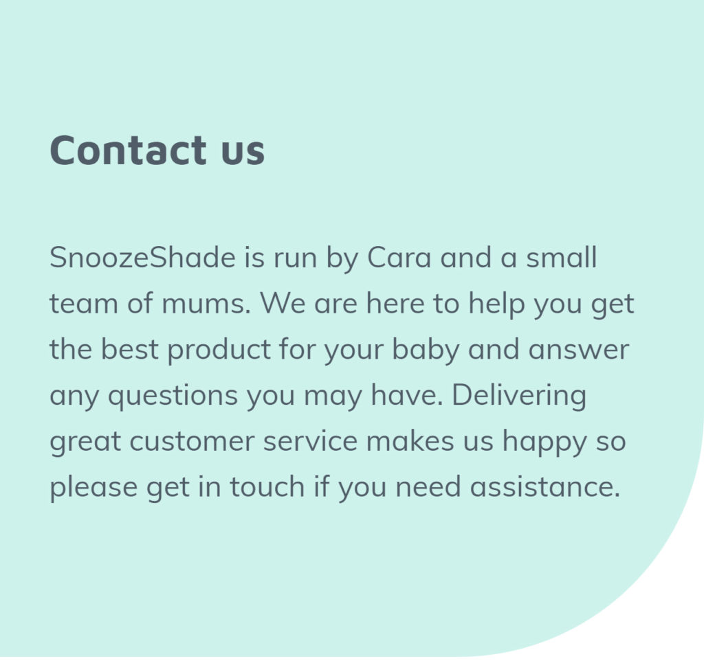 Contact Us – Snoozeshade Canada